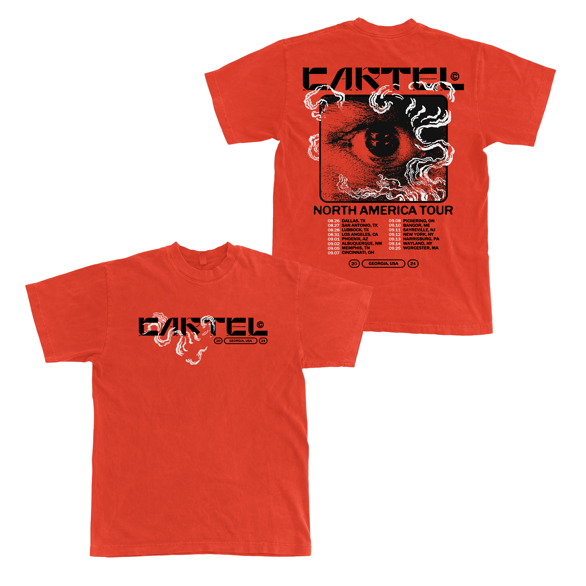 Cartel - Red Tour T-Shirt – Field Day Records